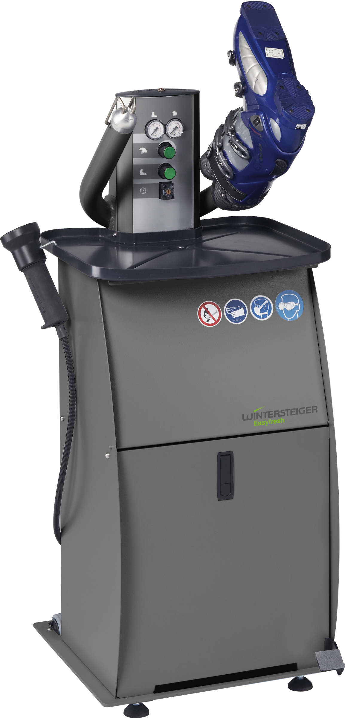 Helmet & boot disinfection unit from Wintersteiger