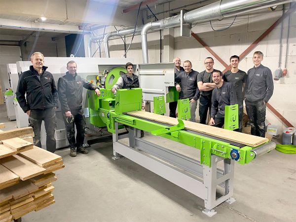 Traject Parket invests in 3 thin-cutting band saw machines